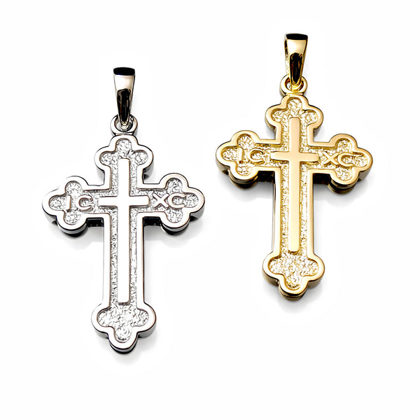 Greek Orthodox Cross Pendant - Zoran Designs