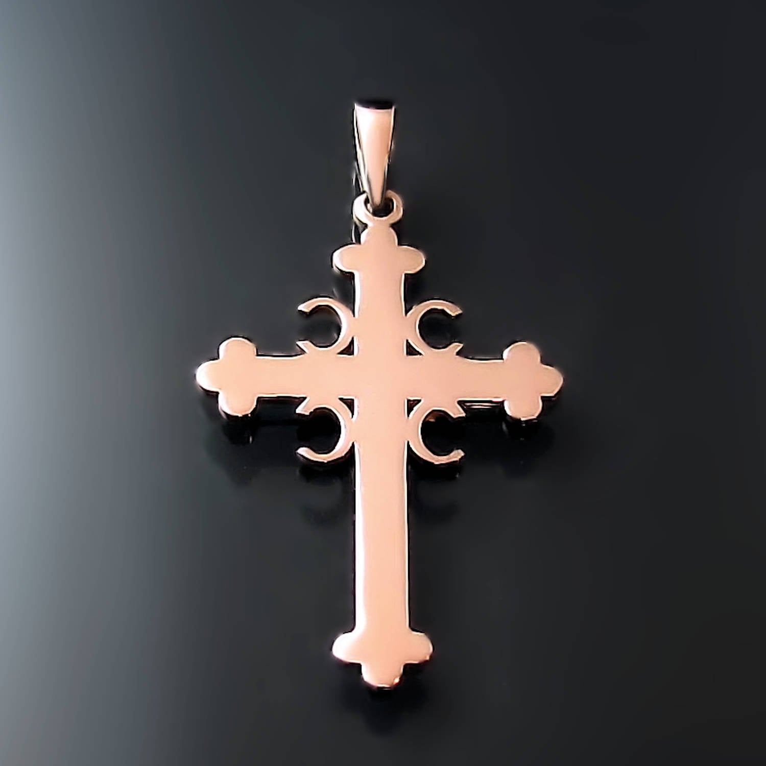 Rose Gold Orthodox Crosses | Russian, Serbian, Ukrainian, Greek Cross ...